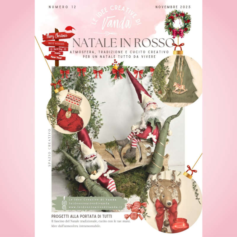 NATALE IN ROSSO Manuale creativo - Le idee Creative di Vanda